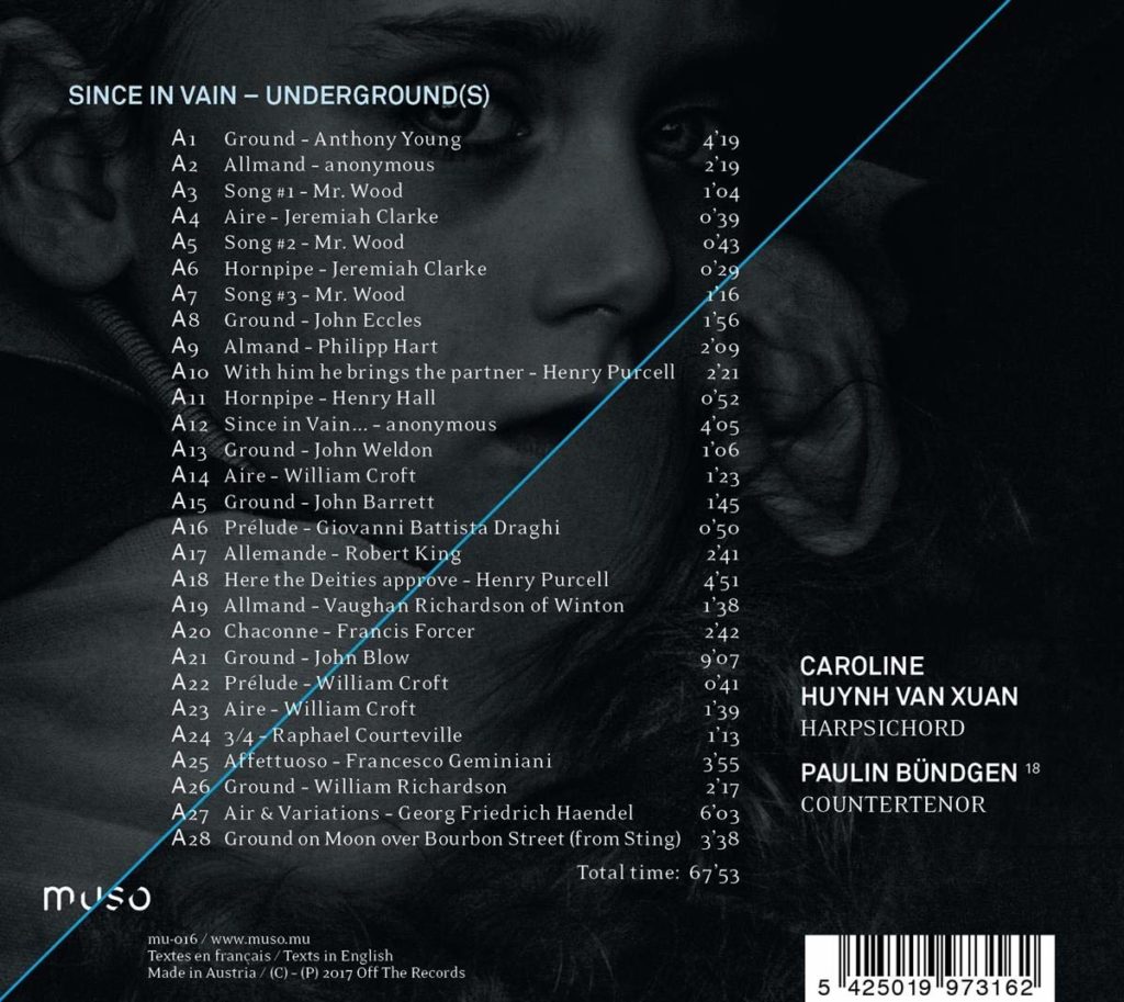 Caroline Huynh Van Xuan : Since in Vain: UnderGround(s) - Ensemble ...
